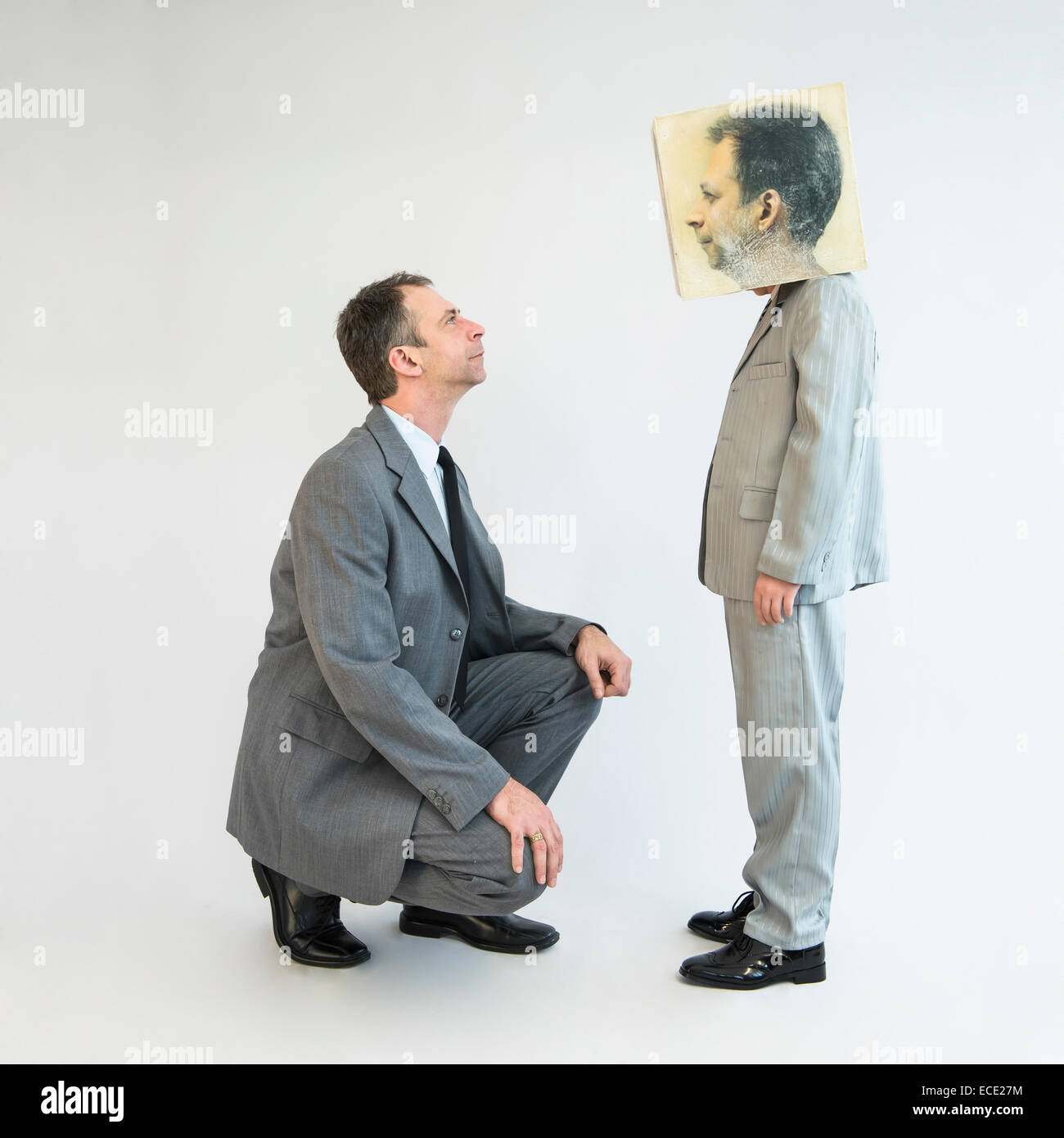 Person cowering hi-res stock photography and images - Alamy