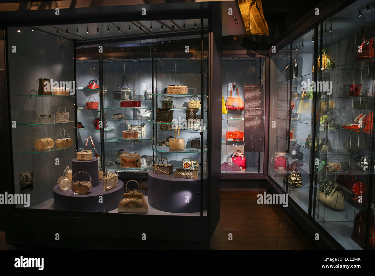 Amsterdam bags purses museum interior Netherlands Holland Stock Photo ...