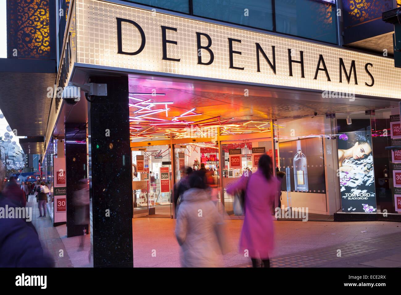 Debenhams oxford street hi-res stock photography and images - Alamy