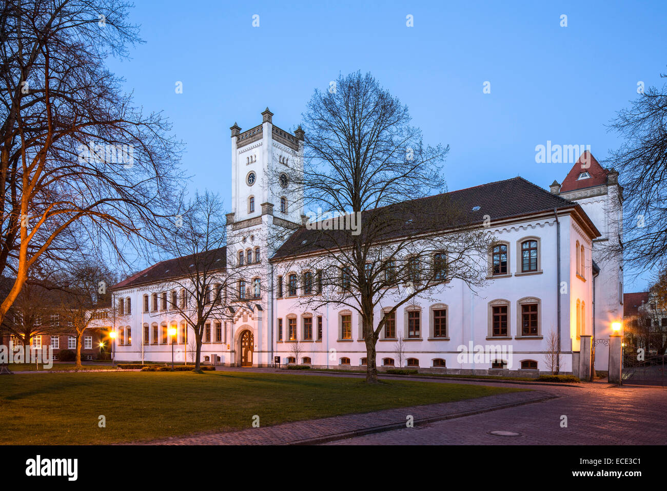 Schloss Aurich Castle, formerly Averborg castle, Aurich, East Frisia ...
