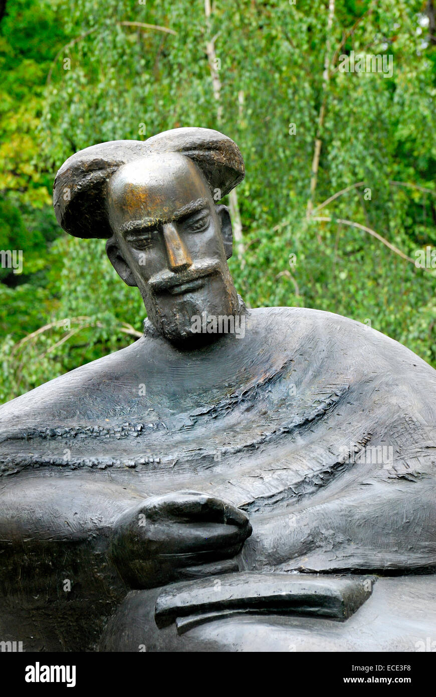 Zagreb, Croatia. Statue of Marco Marulic (Poet, 1450-1524) on Marulic ...