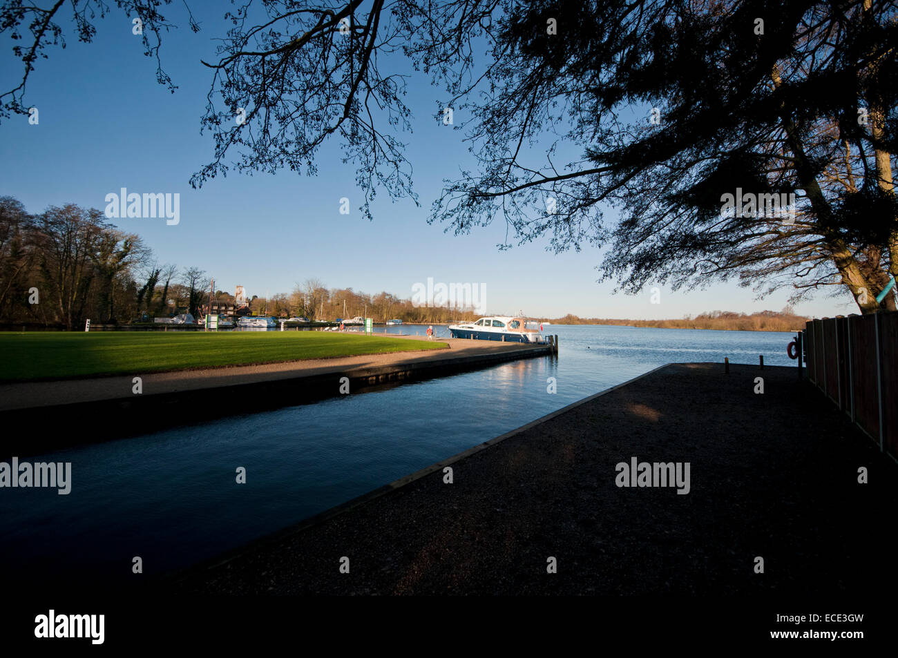 Ranworth broad Norfolk Stock Photo - Alamy