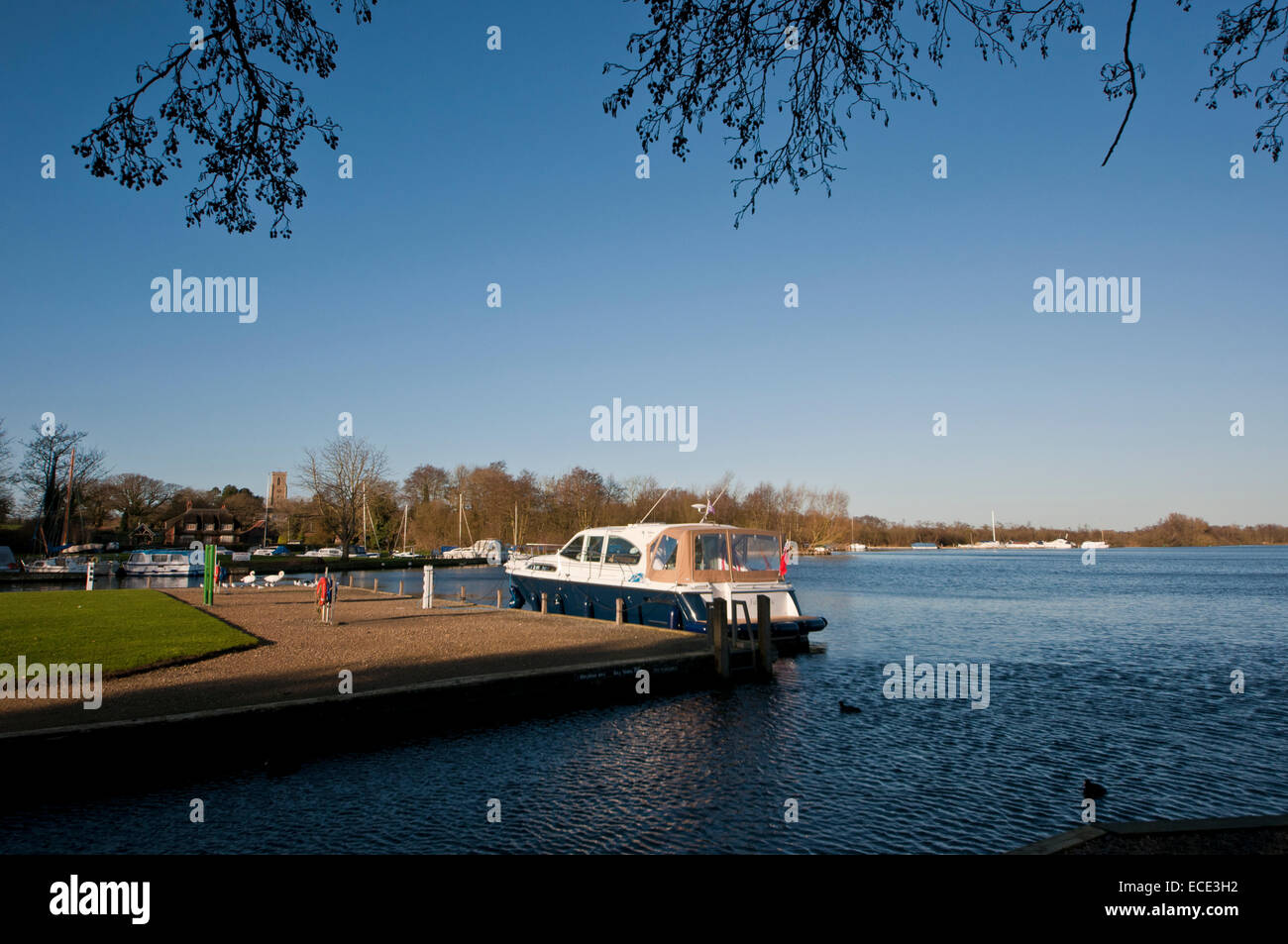 Ranworth broad Norfolk Stock Photo - Alamy