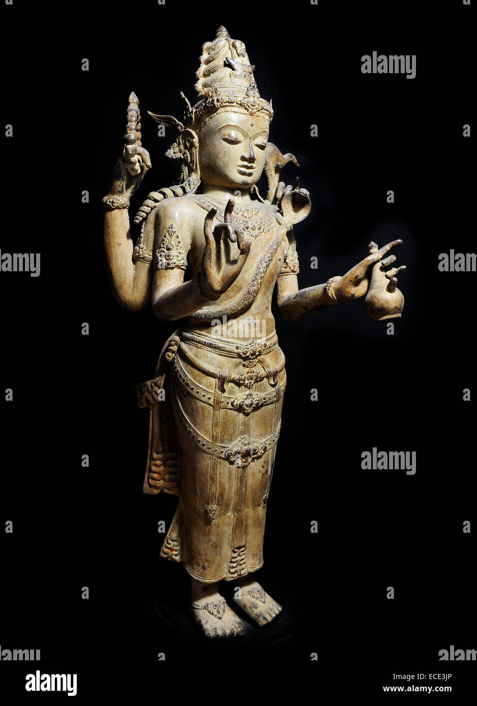 Ancient Shiva sculpture, from Java Stock Photo - Alamy