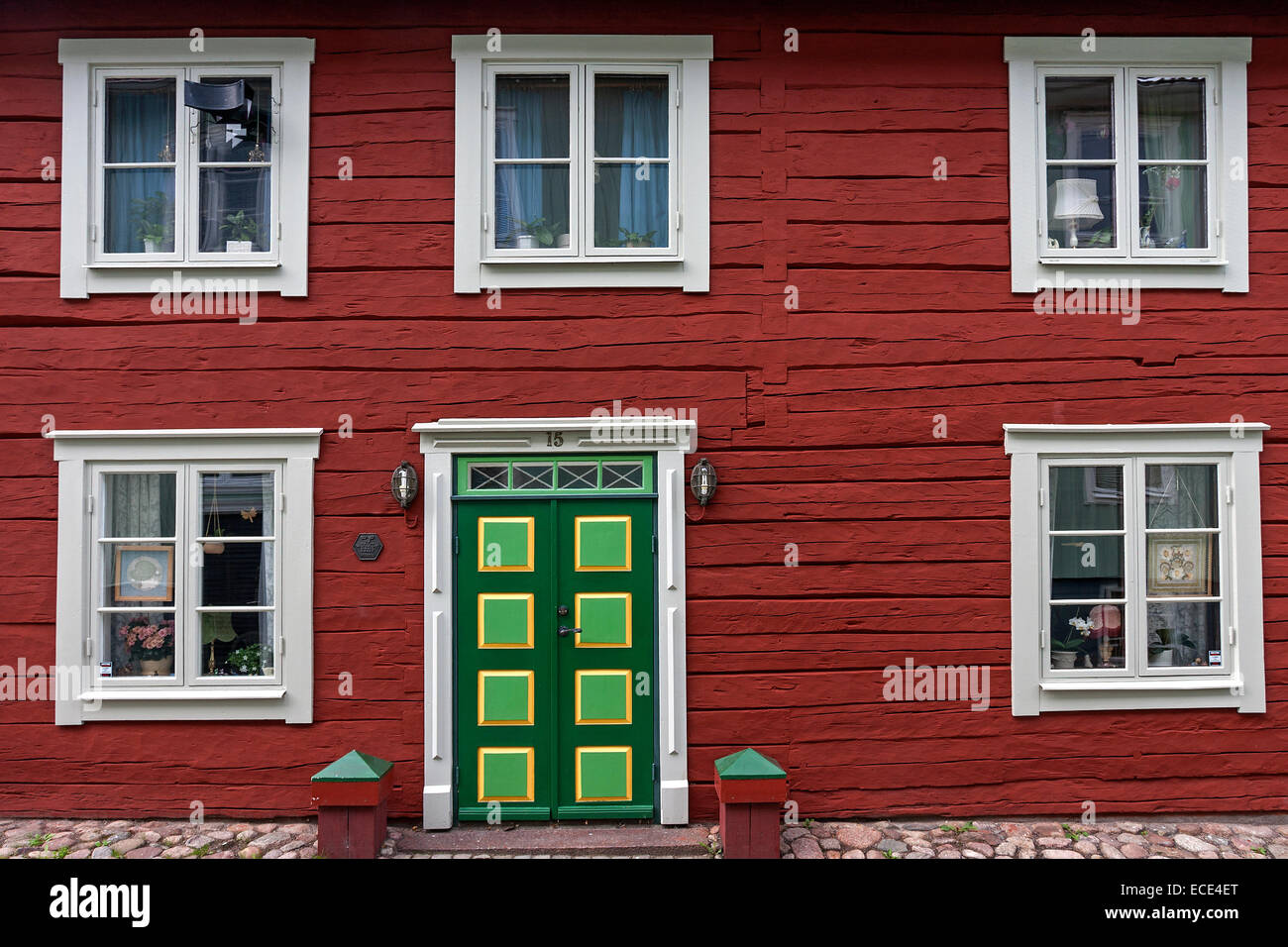 Typical swedish red house hi-res stock photography and images - Alamy
