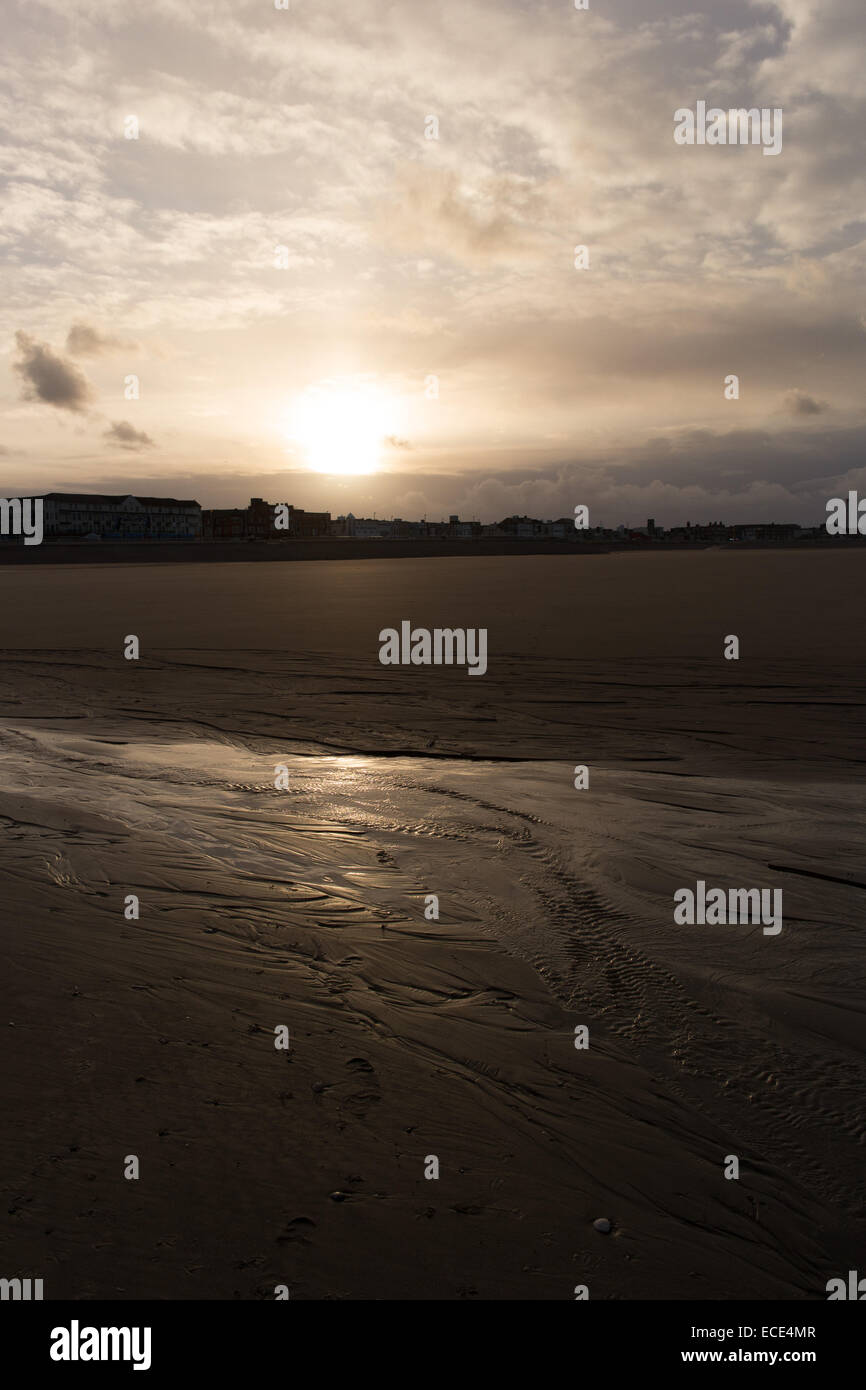 Blackpool, Lancashire, UK. 12th Dec, 2014. After the weather bomb a ...