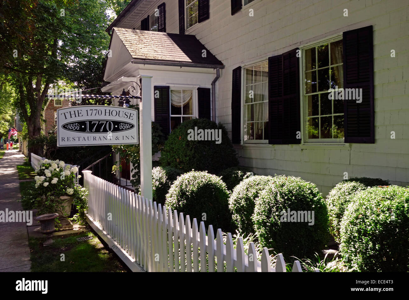 1770 house restaurant and inn in East Hampton New York Stock Photo - Alamy