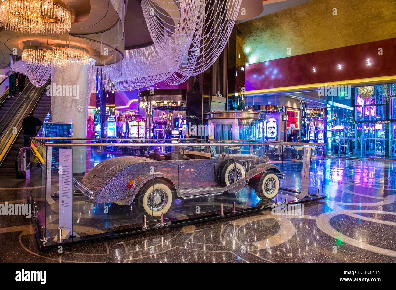 The Interior of Cosmopolitan hotel and casino in Las Vegas Stock Photo ...