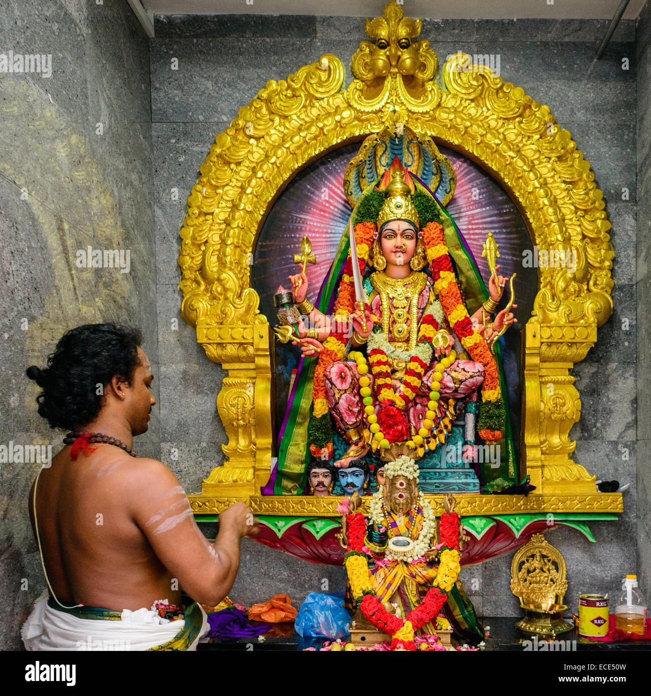 Priest at work Stock Photo - Alamy