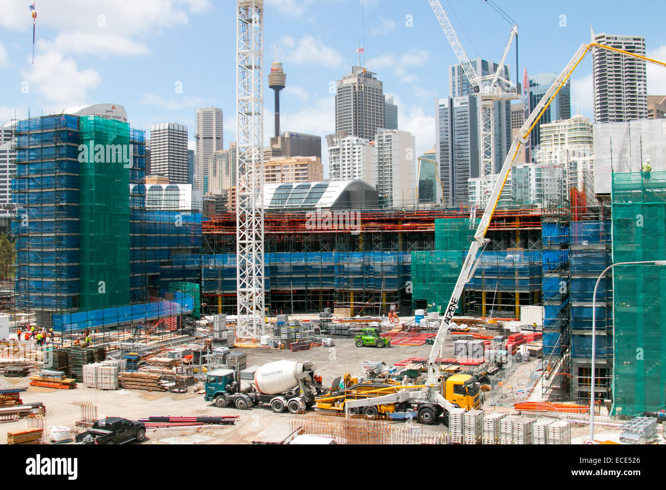 Construction continues at speed on the new south wales government ...