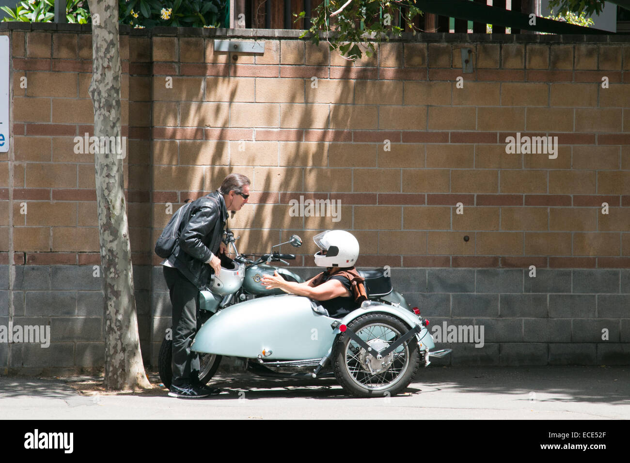 Motorbike Sidecar Passenger High Resolution Stock Photography and ...