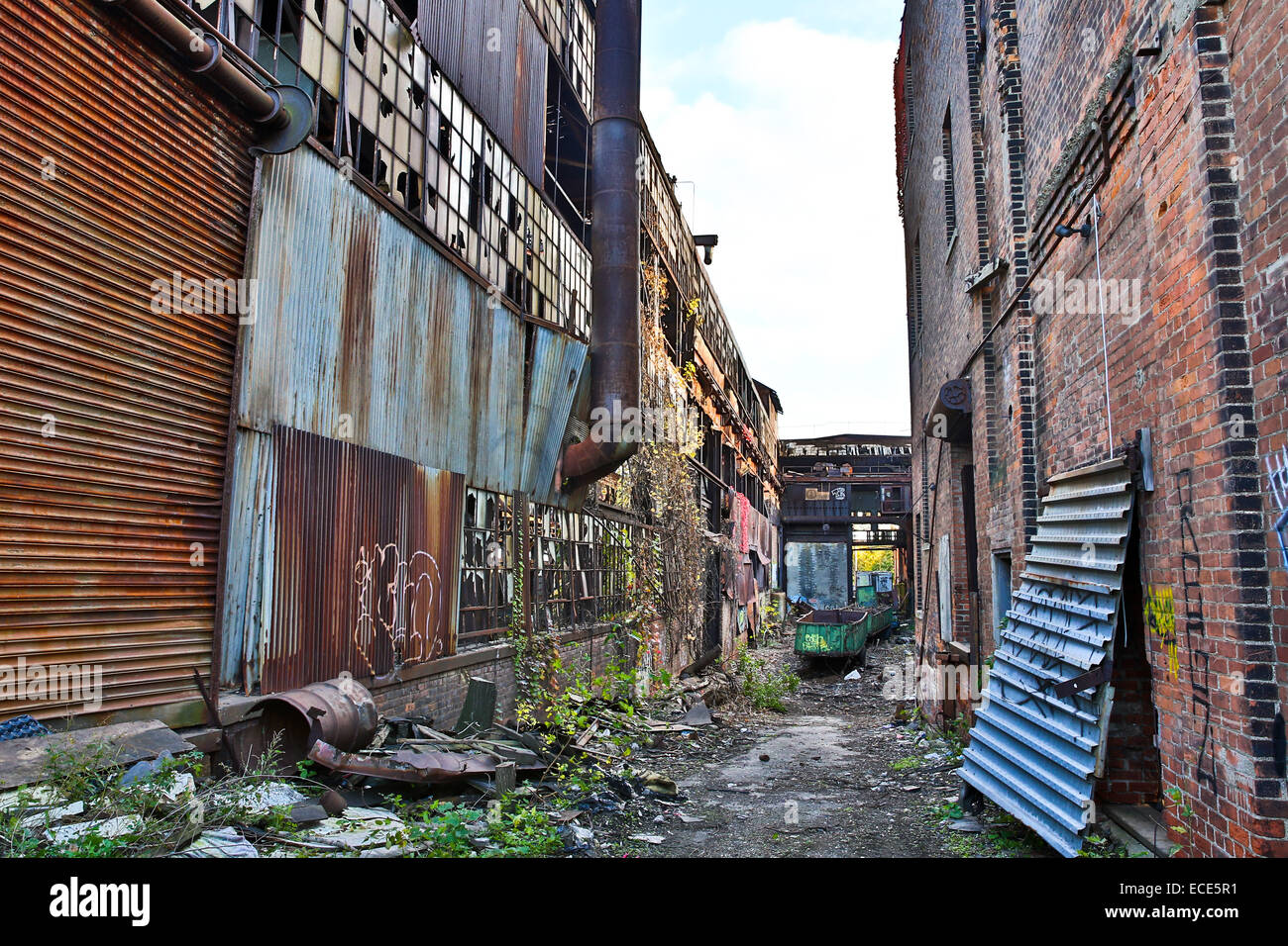 Vacant Detroit Gray Iron Foundry, Detroit, Michigan, USA. Oct. 22, 2014 ...