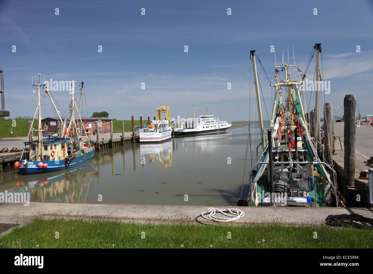 Pellworm Harbour is a fishing port, a trading port for coastal shipping ...