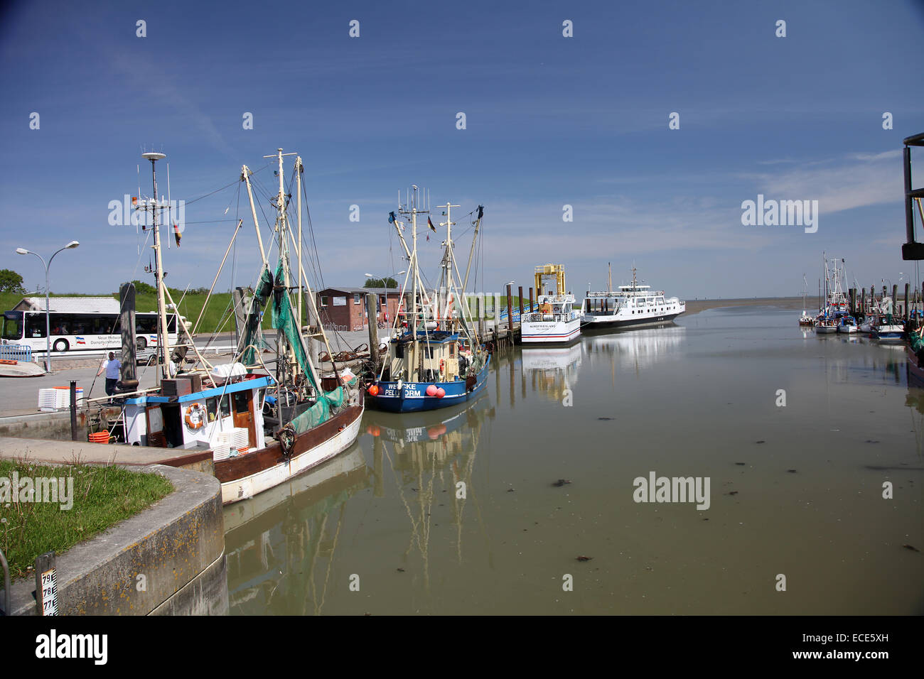 Pellworm Harbour is a fishing port, a trading port for coastal shipping ...