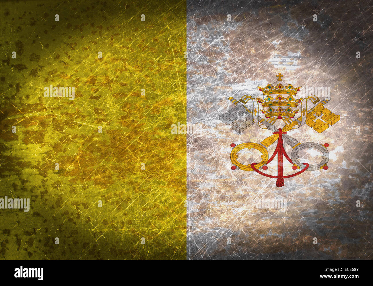 Vatican flag old hi-res stock photography and images - Alamy