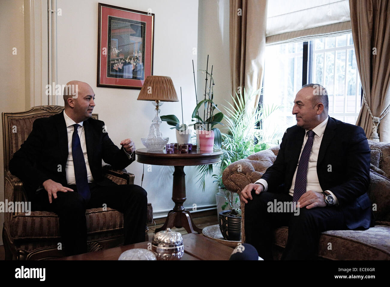 Visit of the Turkish Foreign Minister Mevlut Cavusoglu at the Turkish ...