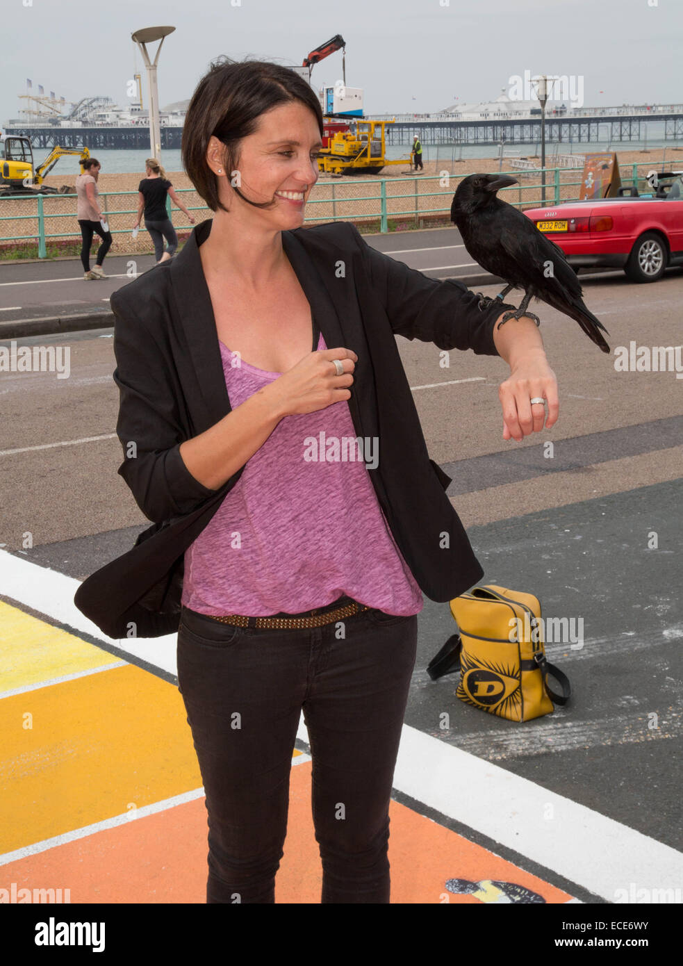 Europe's first ever rainbow crossing, launched by actress and musician ...