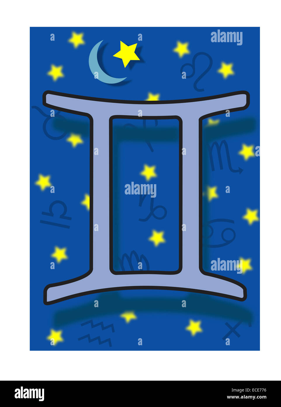 Gemini star sign hi-res stock photography and images - Alamy