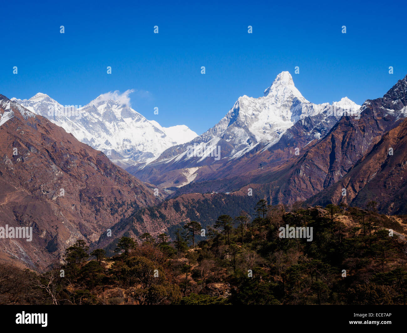Ama Dablam And Everest