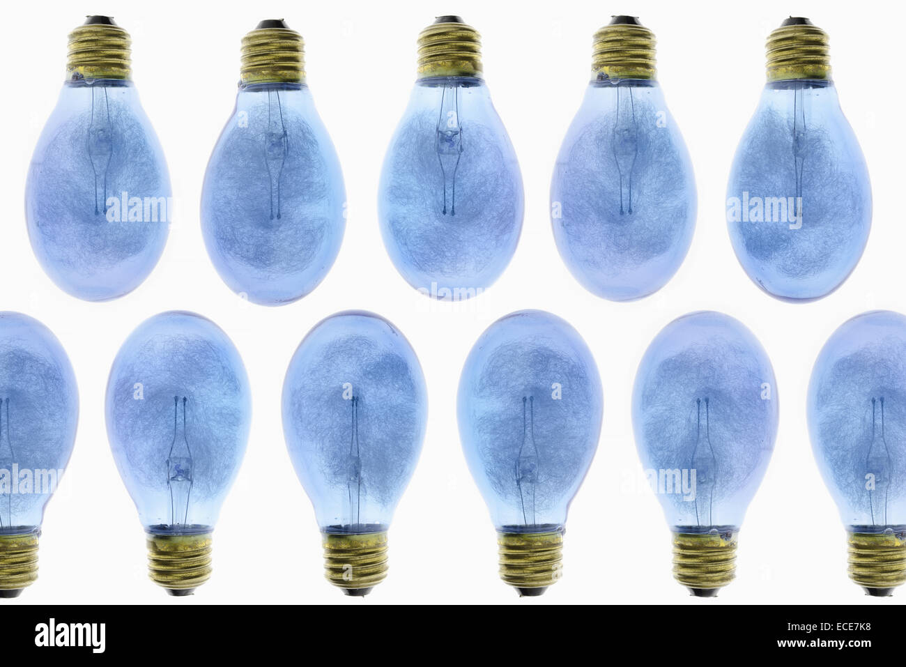 Old fashioned concept for flash light bulb filled with thin strands of ...