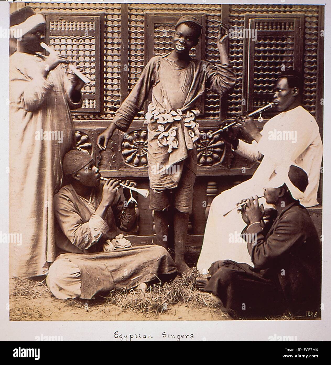Title: Egyptian Singers (as written in matt) ca 1880s Photographer ...
