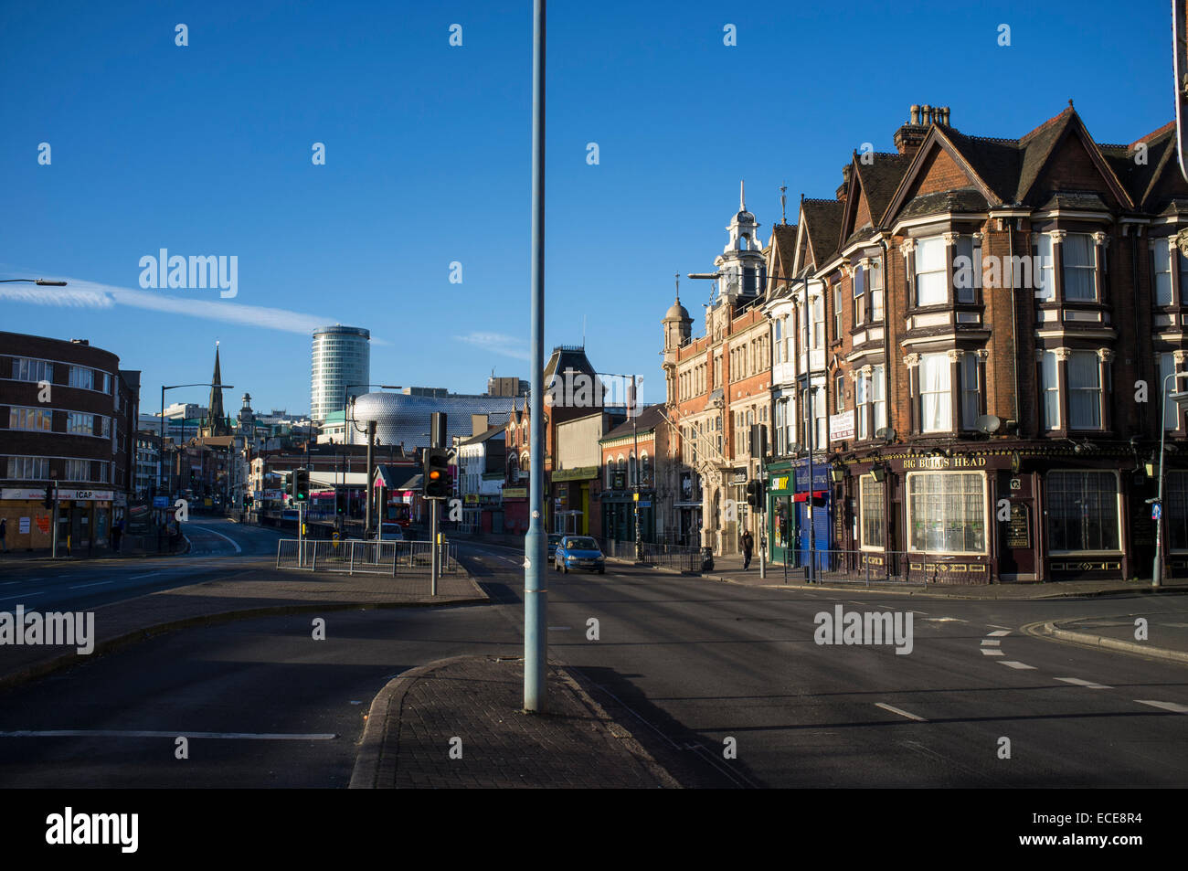Digbeth street scene looking towards hi-res stock photography and ...