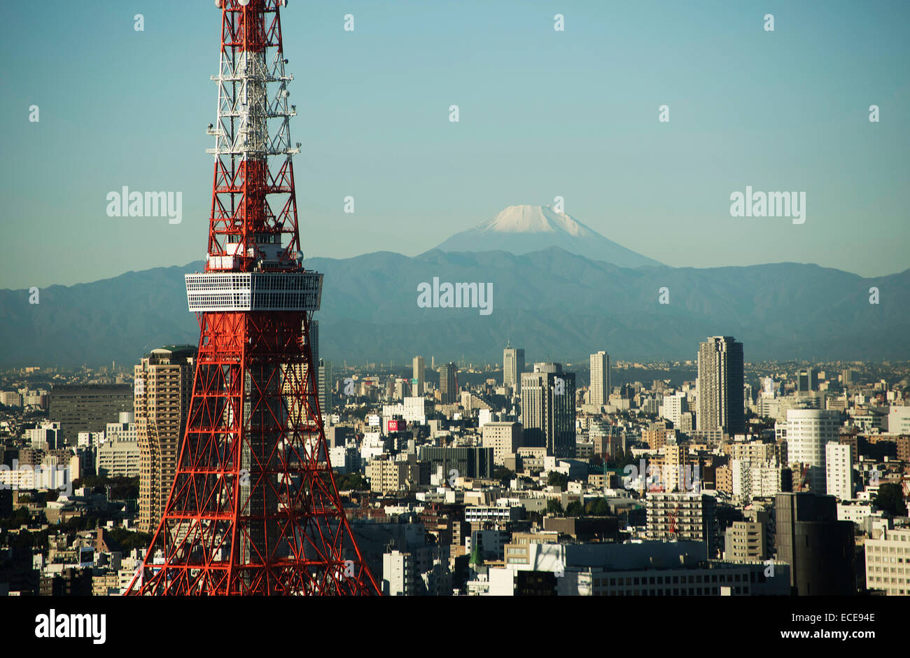 Tokyo tower and mount fuji hi-res stock photography and images - Alamy
