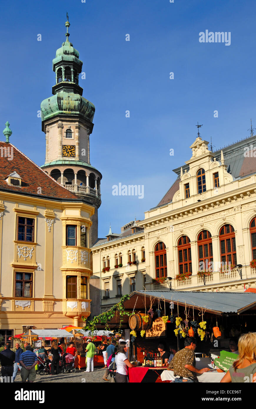 Sopron hungary city town architecture buildings hi-res stock ...