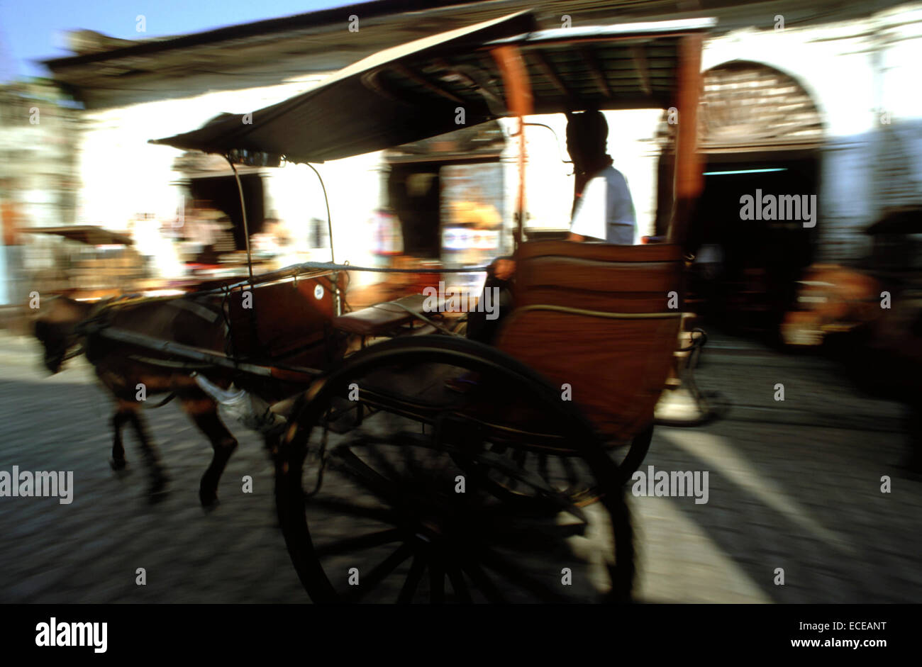 Kalesa ride, horse carriage. Crisologo Street. Ilocos. Vigan ...