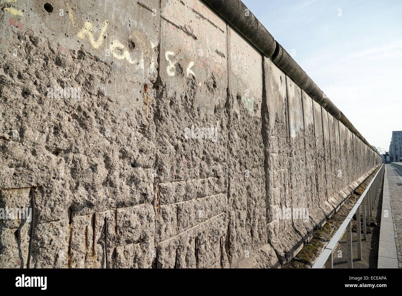Part of the old Soviet wall dividing Berlin Stock Photo - Alamy
