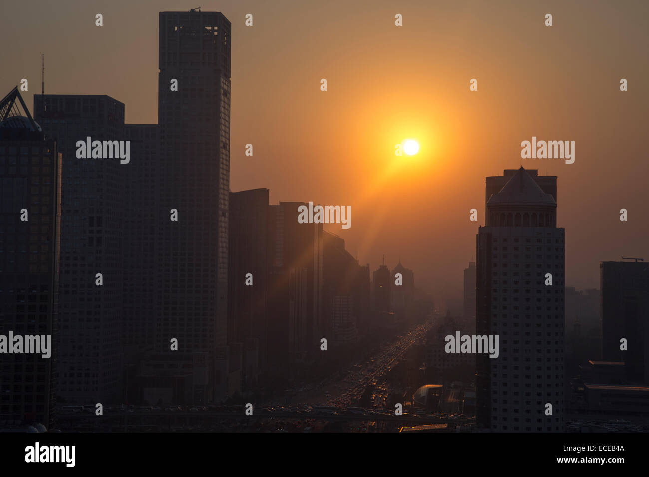 Beijing sunset hi-res stock photography and images - Alamy