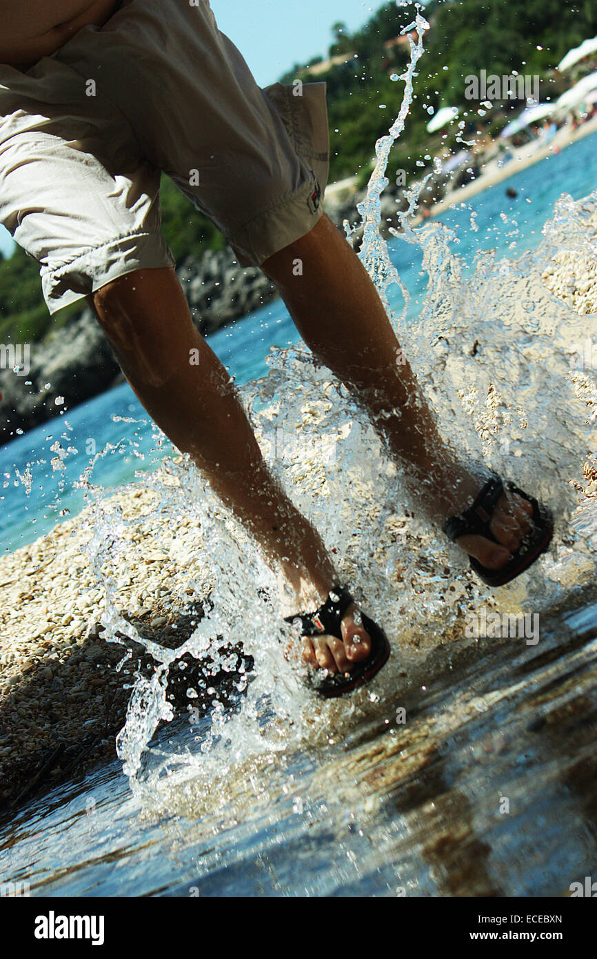 Jumping in water hi-res stock photography and images - Alamy