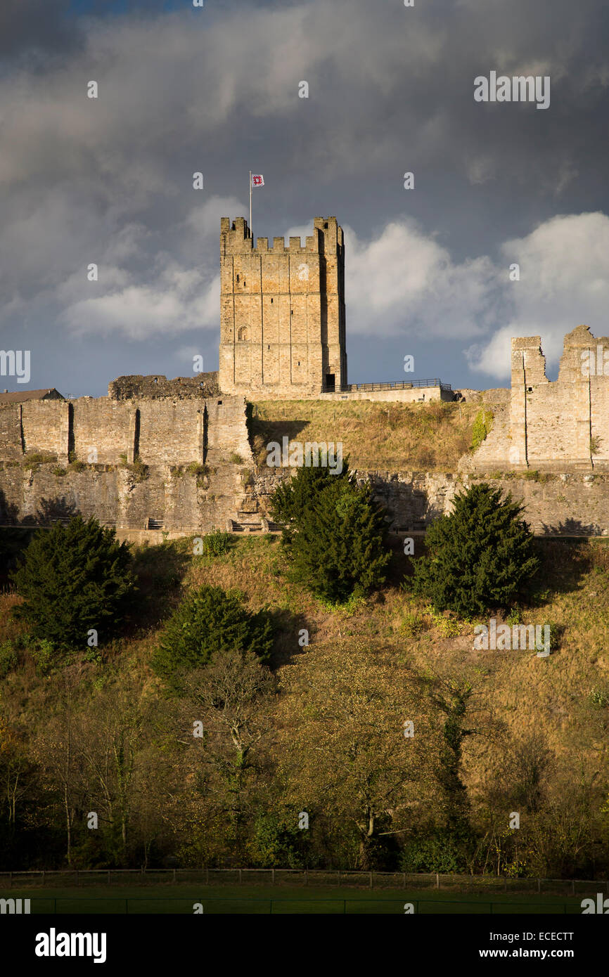 Richmond Castle, North Yorkshire Stock Photo - Alamy