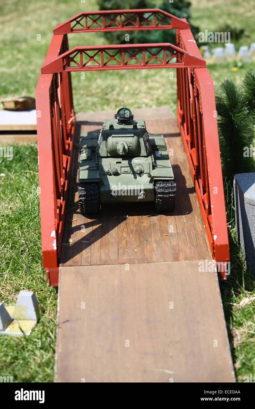 remote controlled model tank Stock Photo - Alamy