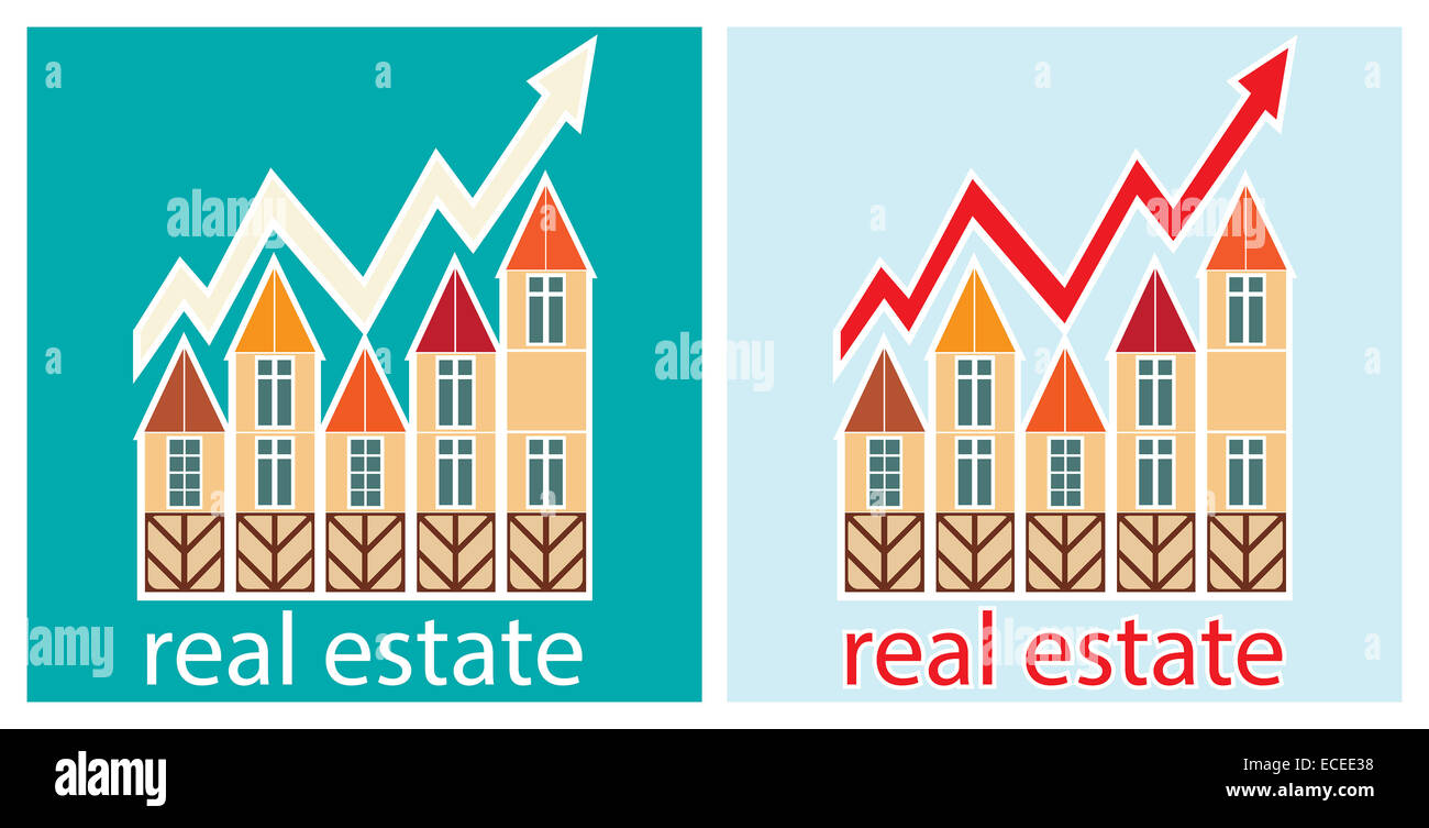 Real estate business rising hi-res stock photography and images - Alamy