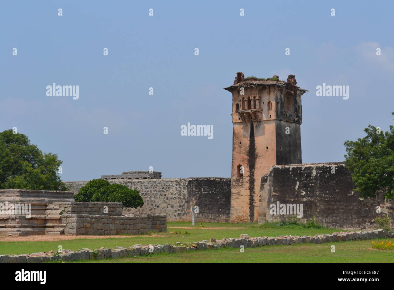 watch tower @ Hampi - UNESCO World Heritage site Stock Photo - Alamy