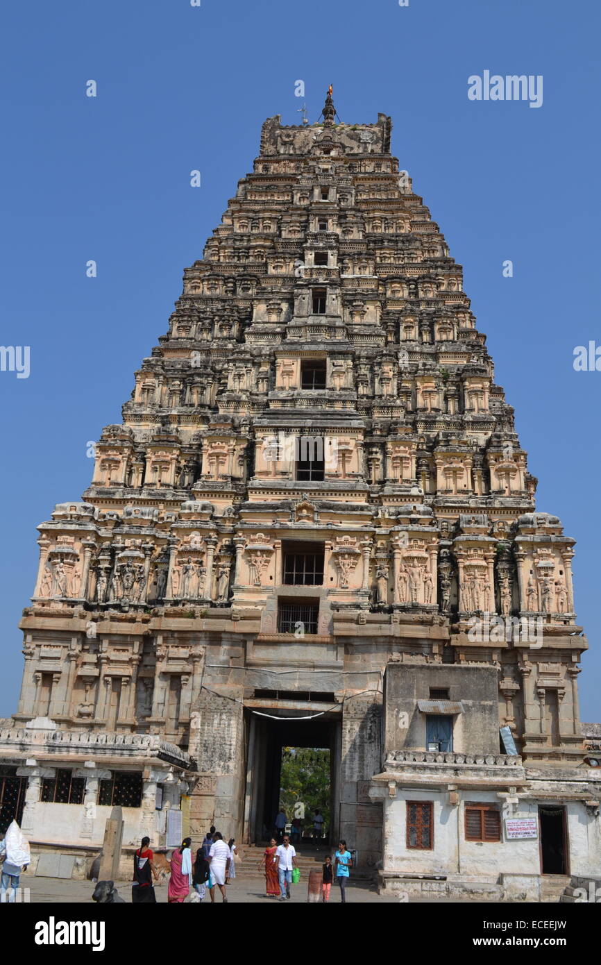 Virupaksha temple hampi vijayanagara hi-res stock photography and ...