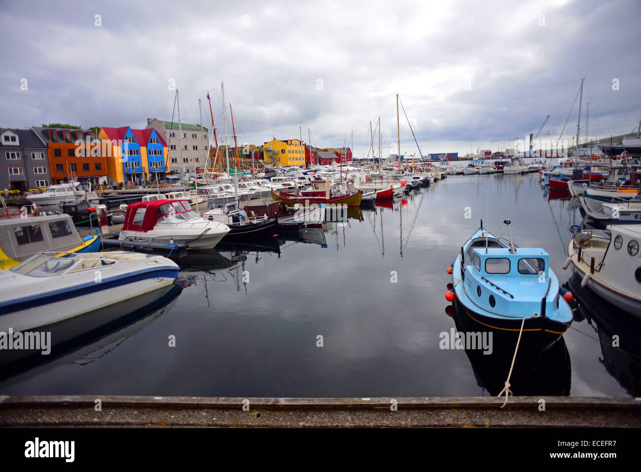 Port of Tórshavn, capital of The Faroe Islands Stock Photo - Alamy