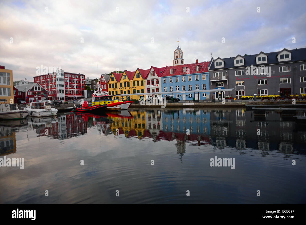 Port of Tórshavn, capital of The Faroe Islands Stock Photo - Alamy