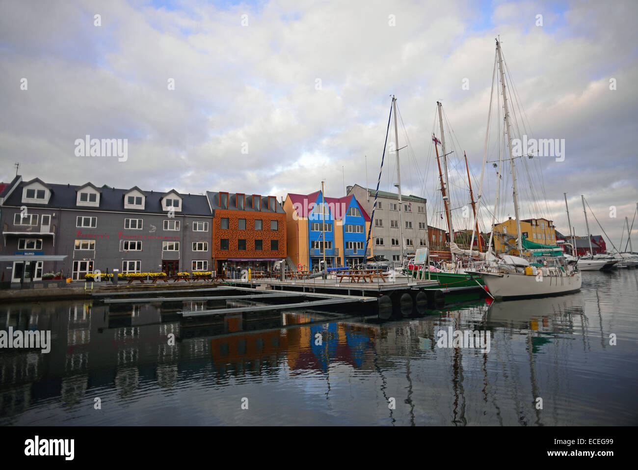 Port of Tórshavn, capital of The Faroe Islands Stock Photo - Alamy