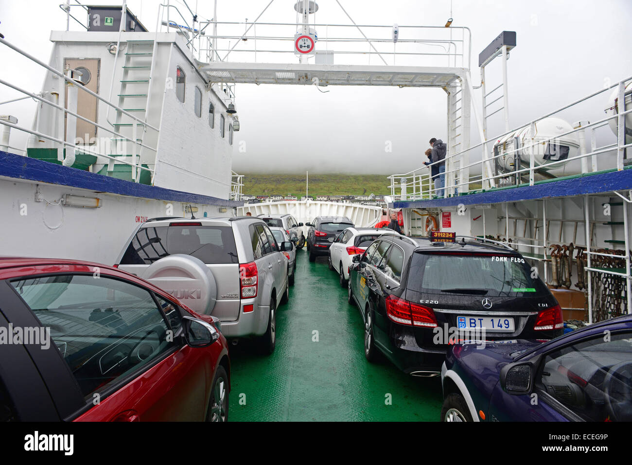 Sam, ferry from Klaksvík to Syðradalur (Kalsoy Stock Photo - Alamy