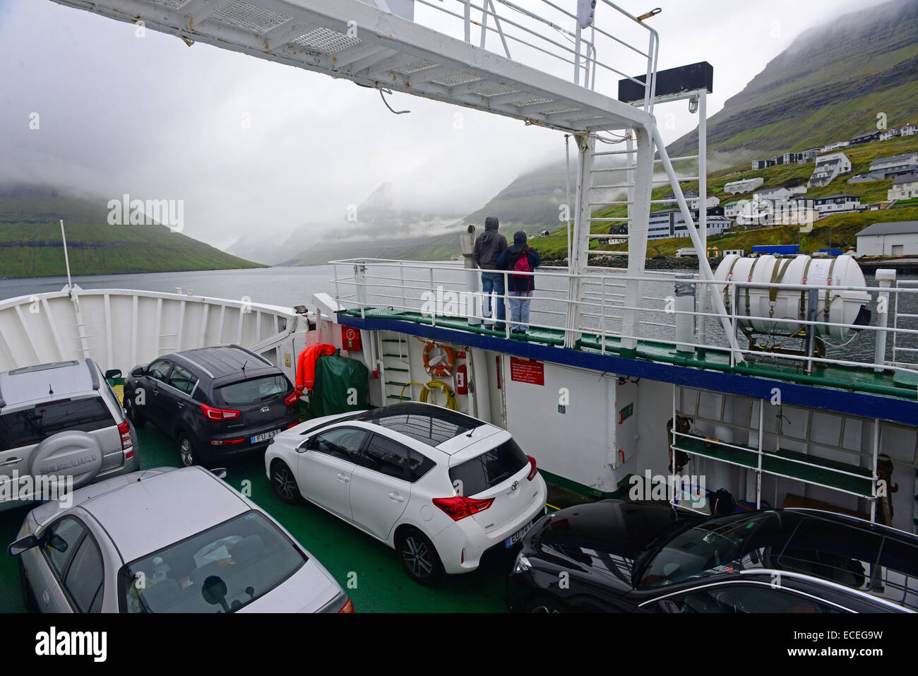 Sam, ferry from Klaksvík to Syðradalur (Kalsoy Stock Photo - Alamy