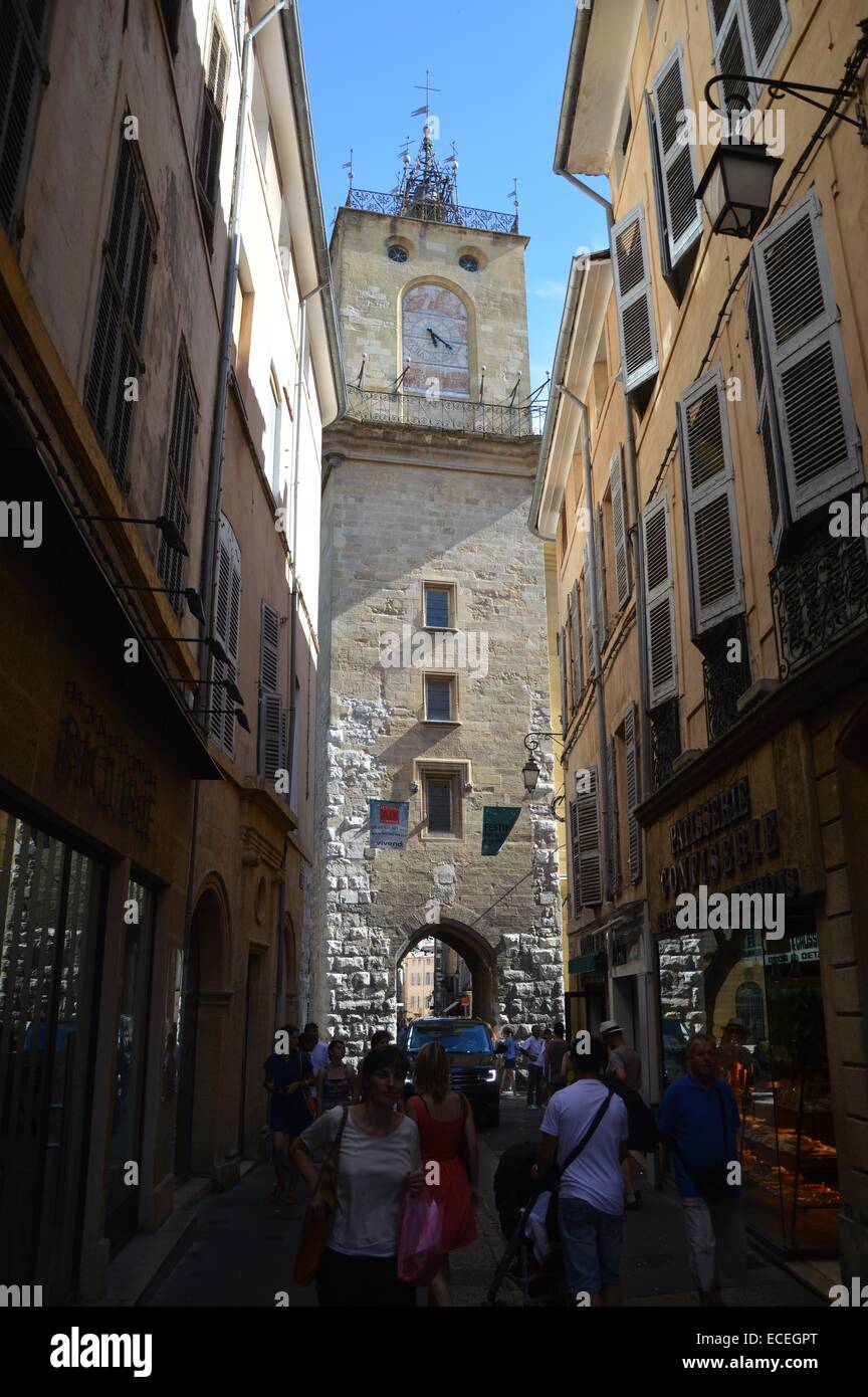 Aix-en-Provence, founded by the Romans, is situated in a plain ...