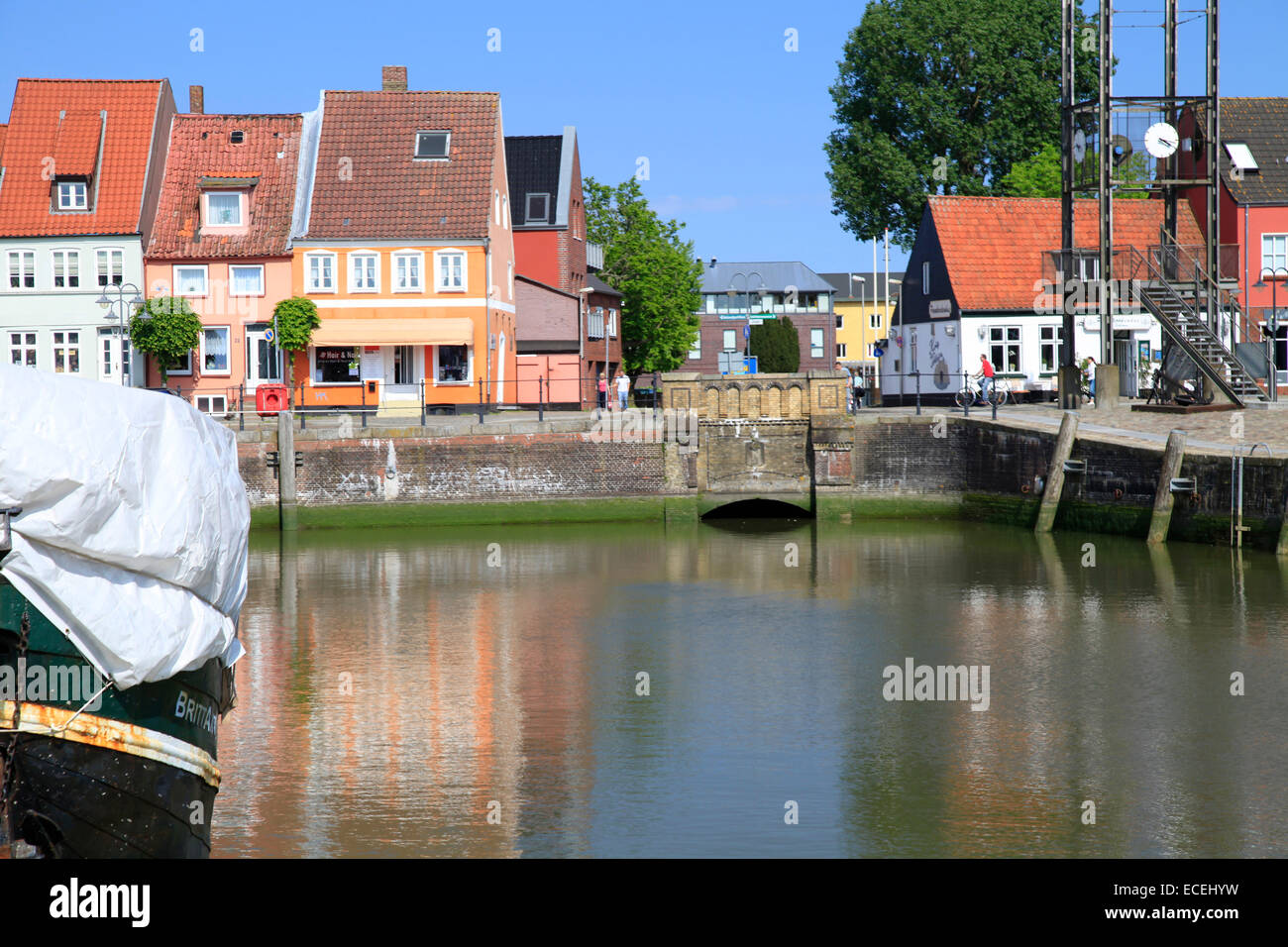 The Inland Port in Husum. It is the capital of the district of North ...