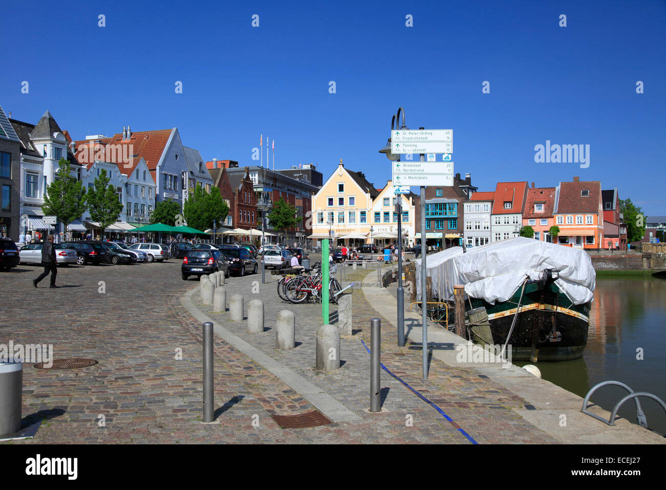 The Inland Port in Husum. It is the capital of the district of North ...
