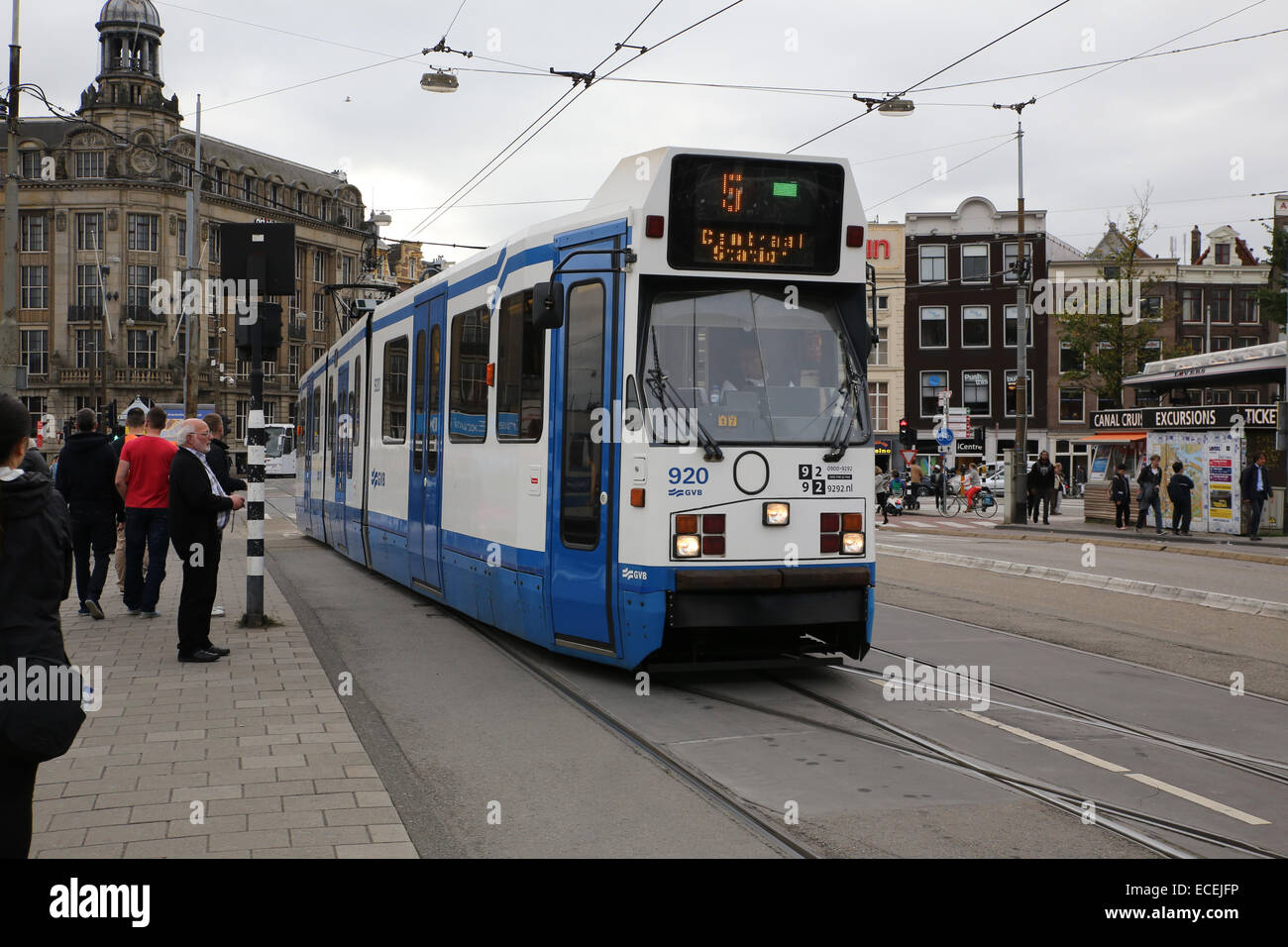 amsterdam public tram Stock Photo - Alamy