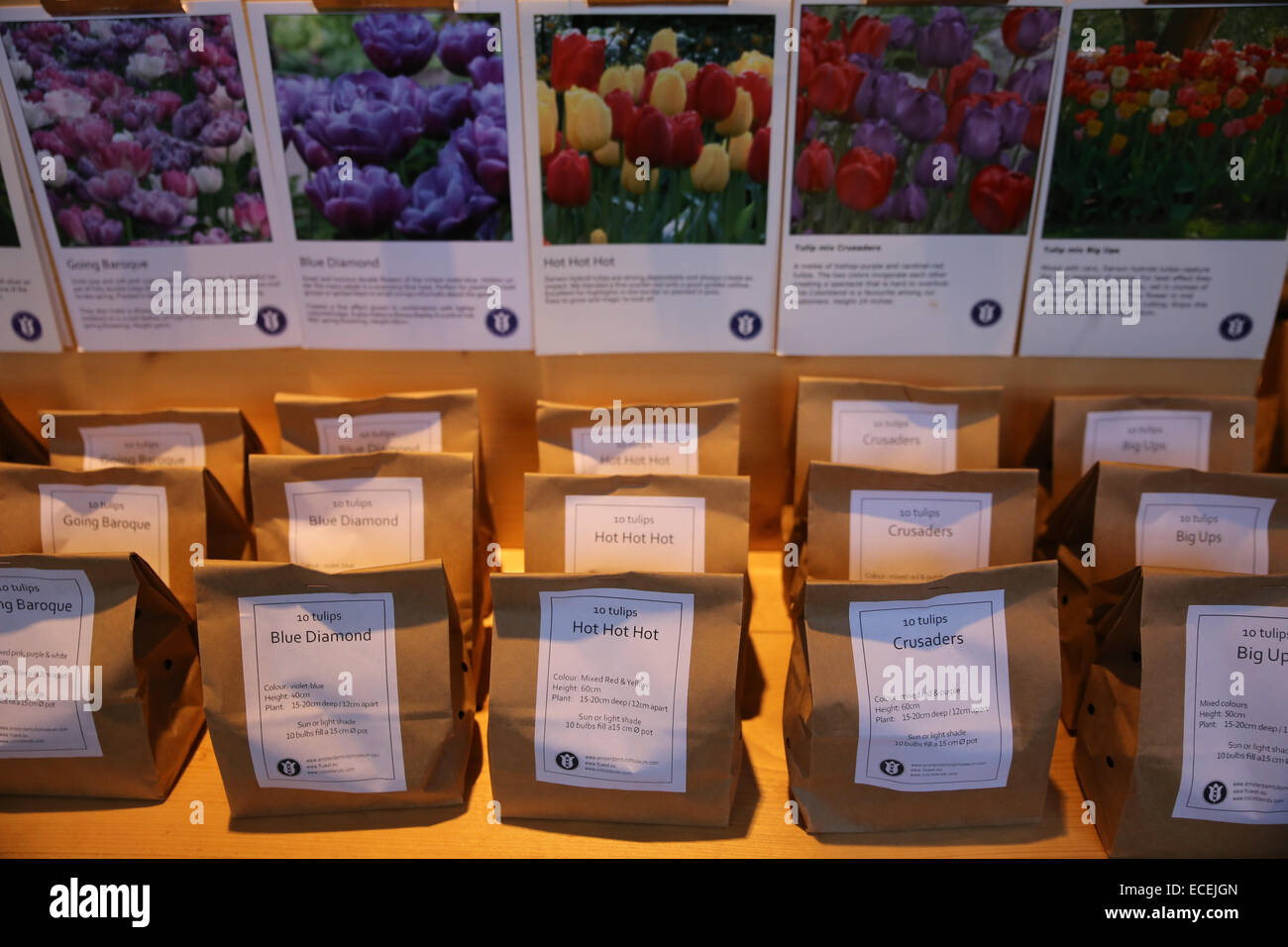 amsterdam tulip store Stock Photo - Alamy