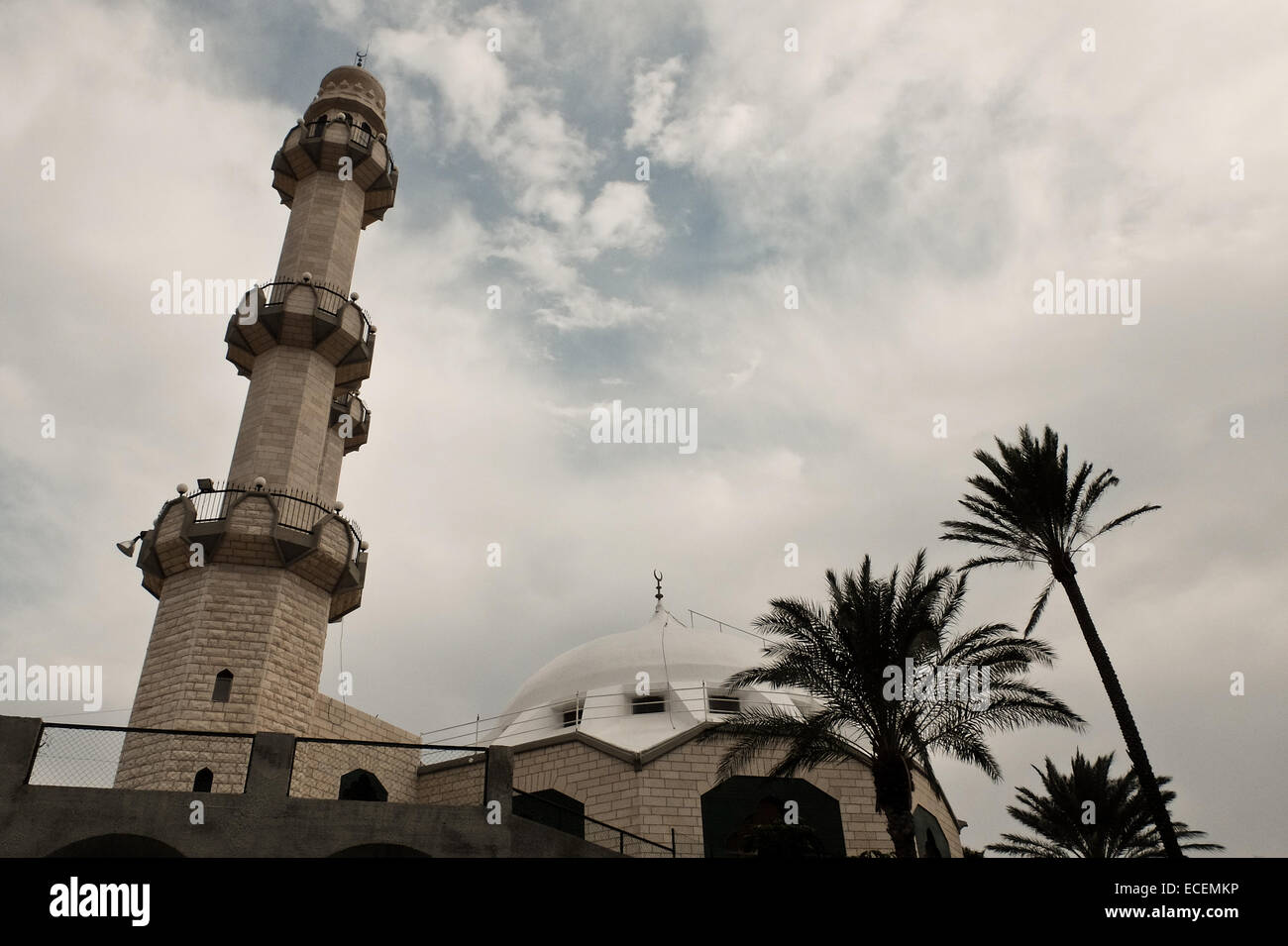 Haifa, Israel. 12th December, 2014. The Ahmadi Muslim community mosque ...