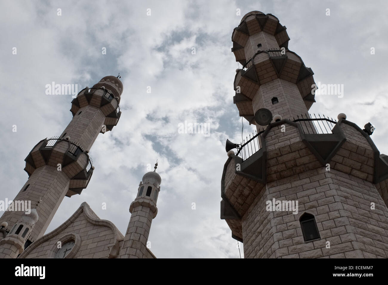 Haifa, Israel. 12th December, 2014. The Ahmadi Muslim community mosque ...