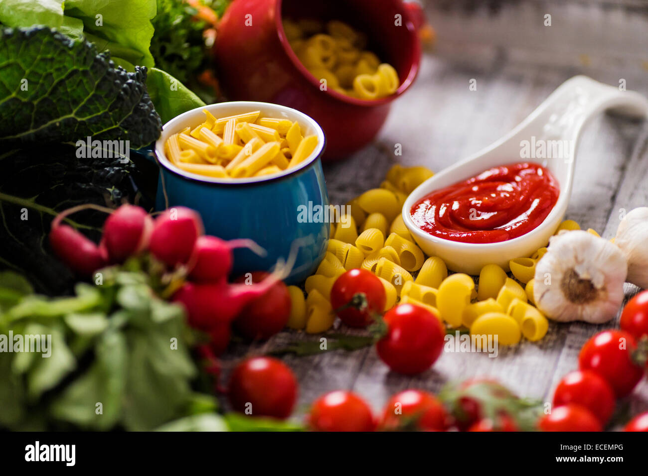 Groceries on table hi-res stock photography and images - Alamy